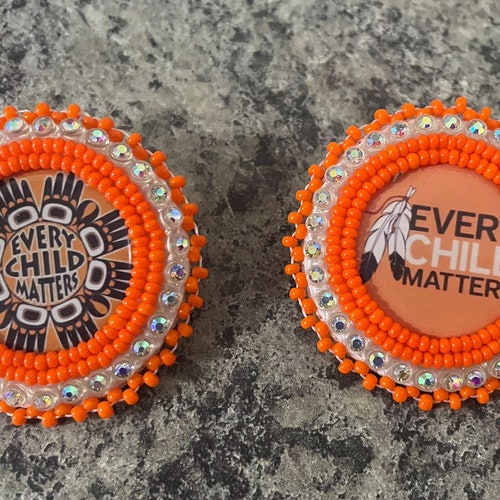 Beaded Orange Shirt Pin Every Child Matters Orange Shirt - Etsy