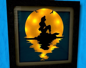 Little Mermaid Shadow Box - Etsy