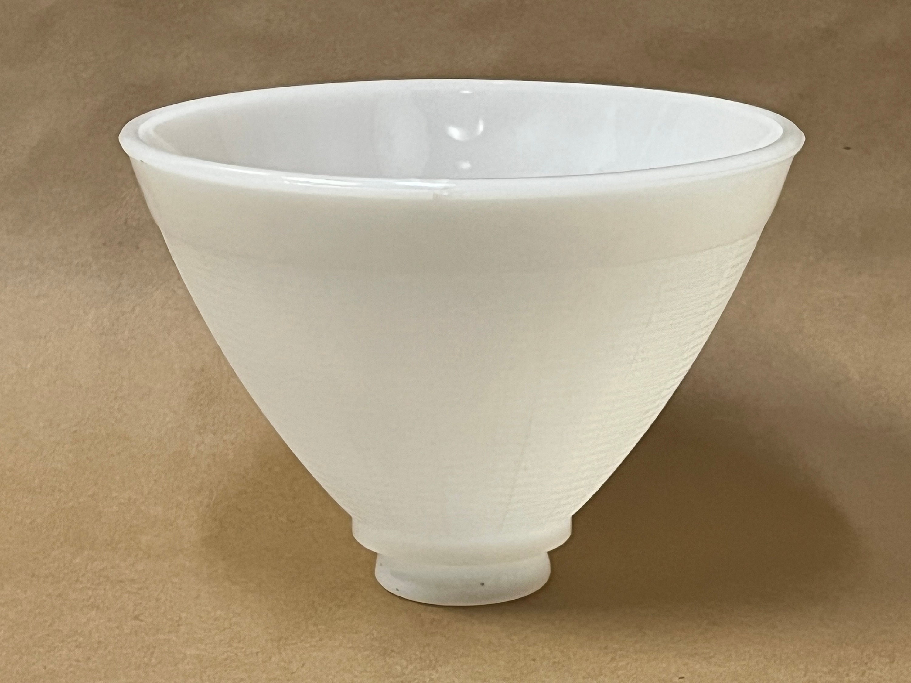 Vintage Textured Milk Glass Floor Lamp Lampshade Etsy