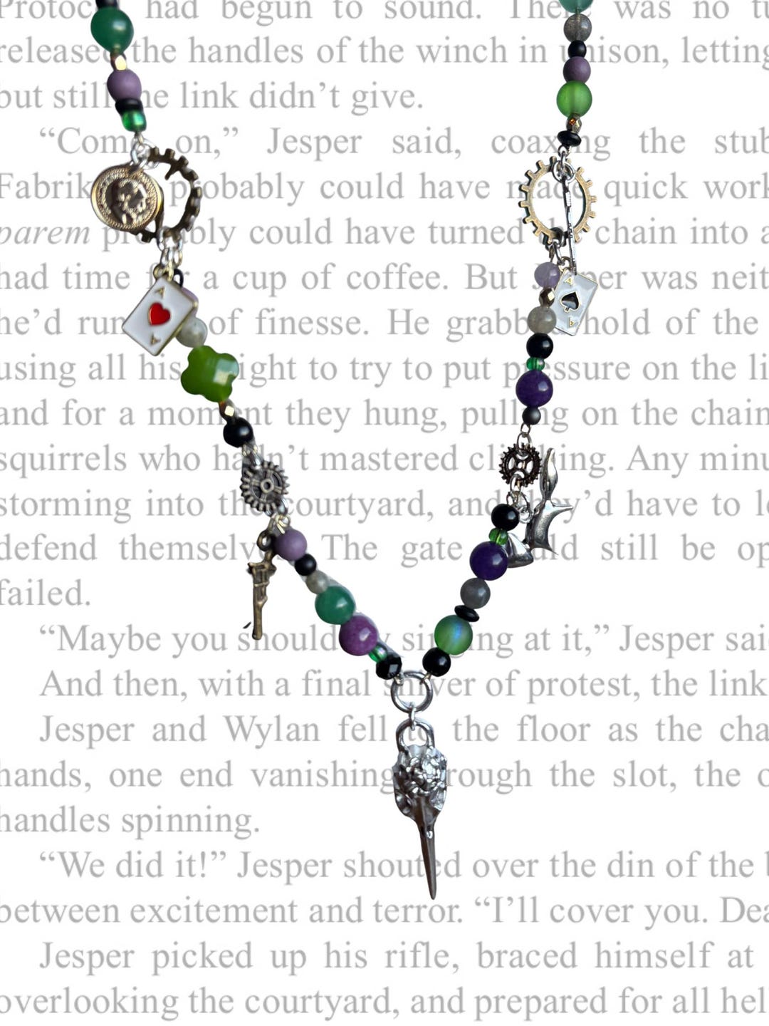 Jesper Beaded Necklace Six of Crows Jesper Fahey Shadow and Bone ...