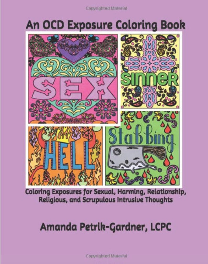OCD Exposure Coloring Book - Etsy