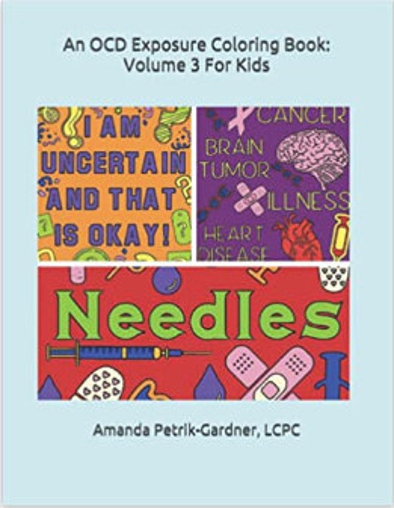 OCD Exposure Coloring Book: Volume 3 for Kids - Etsy