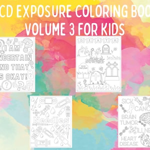OCD Exposure Coloring Book: Volume 3 for Kids - Etsy
