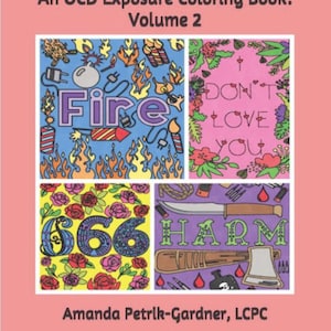 OCD Exposure Coloring Book: Volume 2 - Etsy