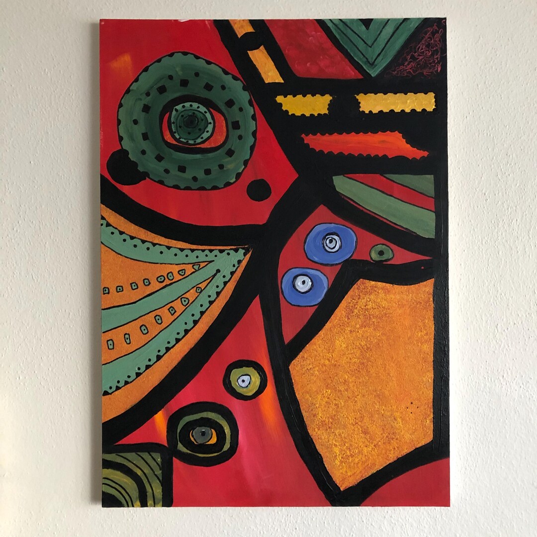 Unique Handmade Oil Painting on Canvas 50 X 70 Cm Unframed Original Art ...