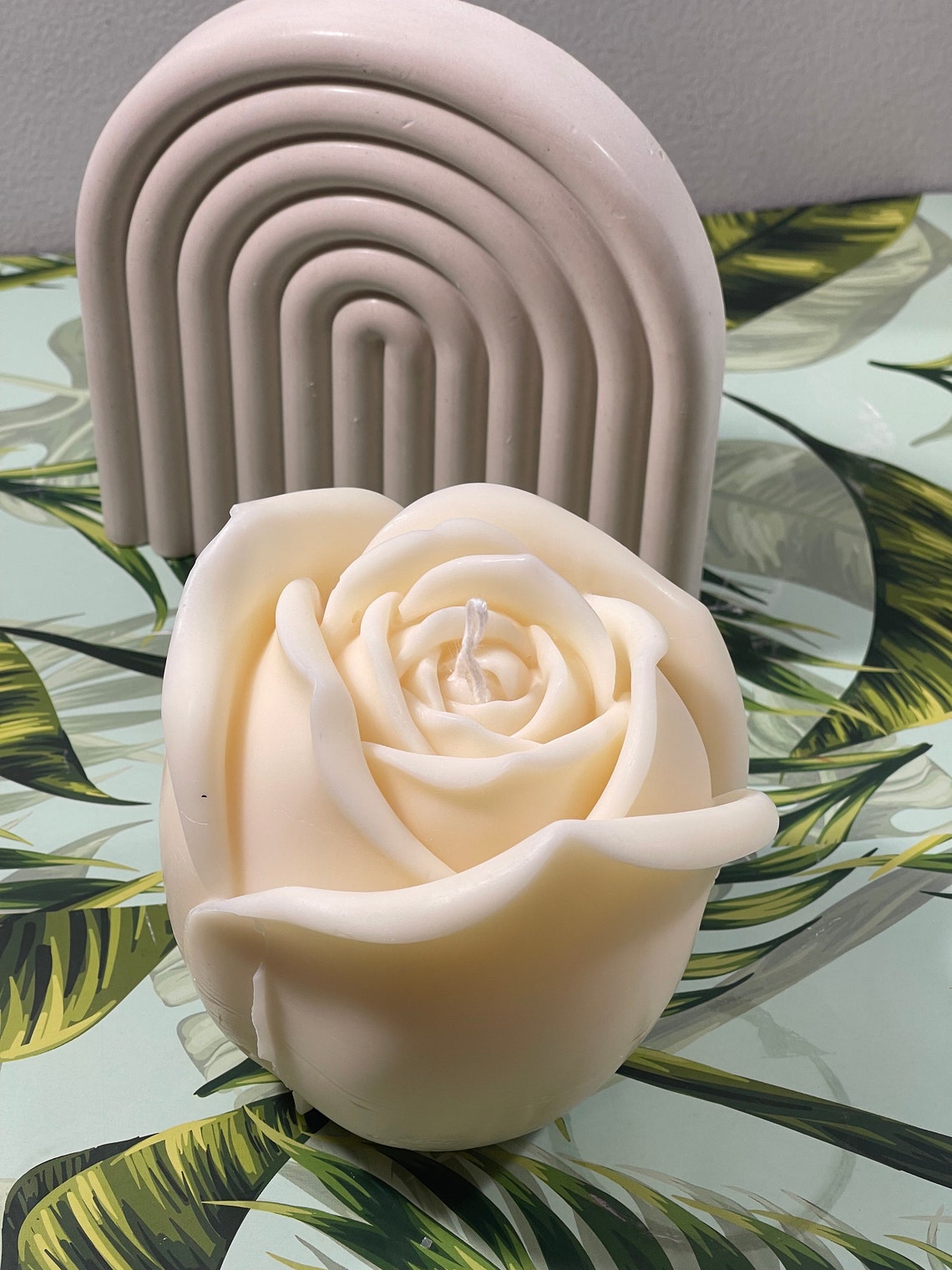 Rose Bud Large Scented Candle - Etsy