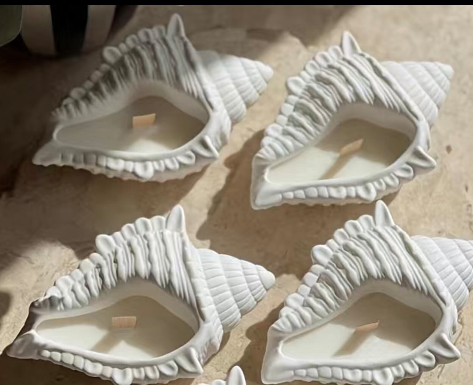 Large Sea Shell Candles - Etsy