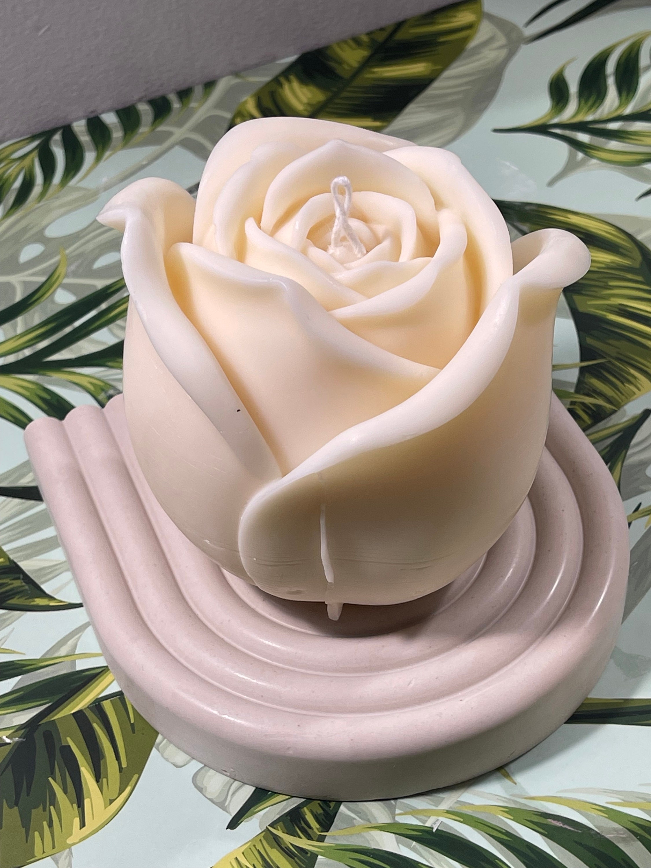Rose Bud Large Scented Candle - Etsy