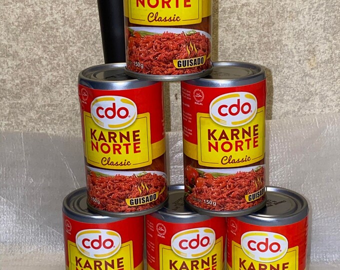 CDO Karne Norte Classic Guisado 150g (6 Cans) Pinoy Philippines Corned ...