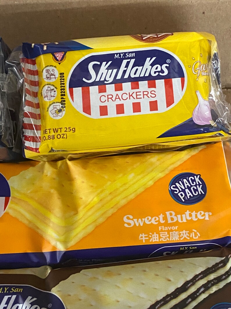M.Y. San Skyflakes Cracker Sandwich Assorted Flavors Five - Etsy