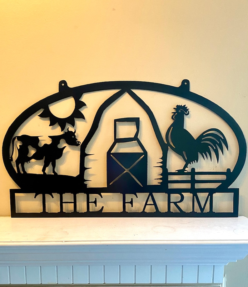 Custom Farm Sign / the Farm Sign / Personalized Farming Sign / Metal ...