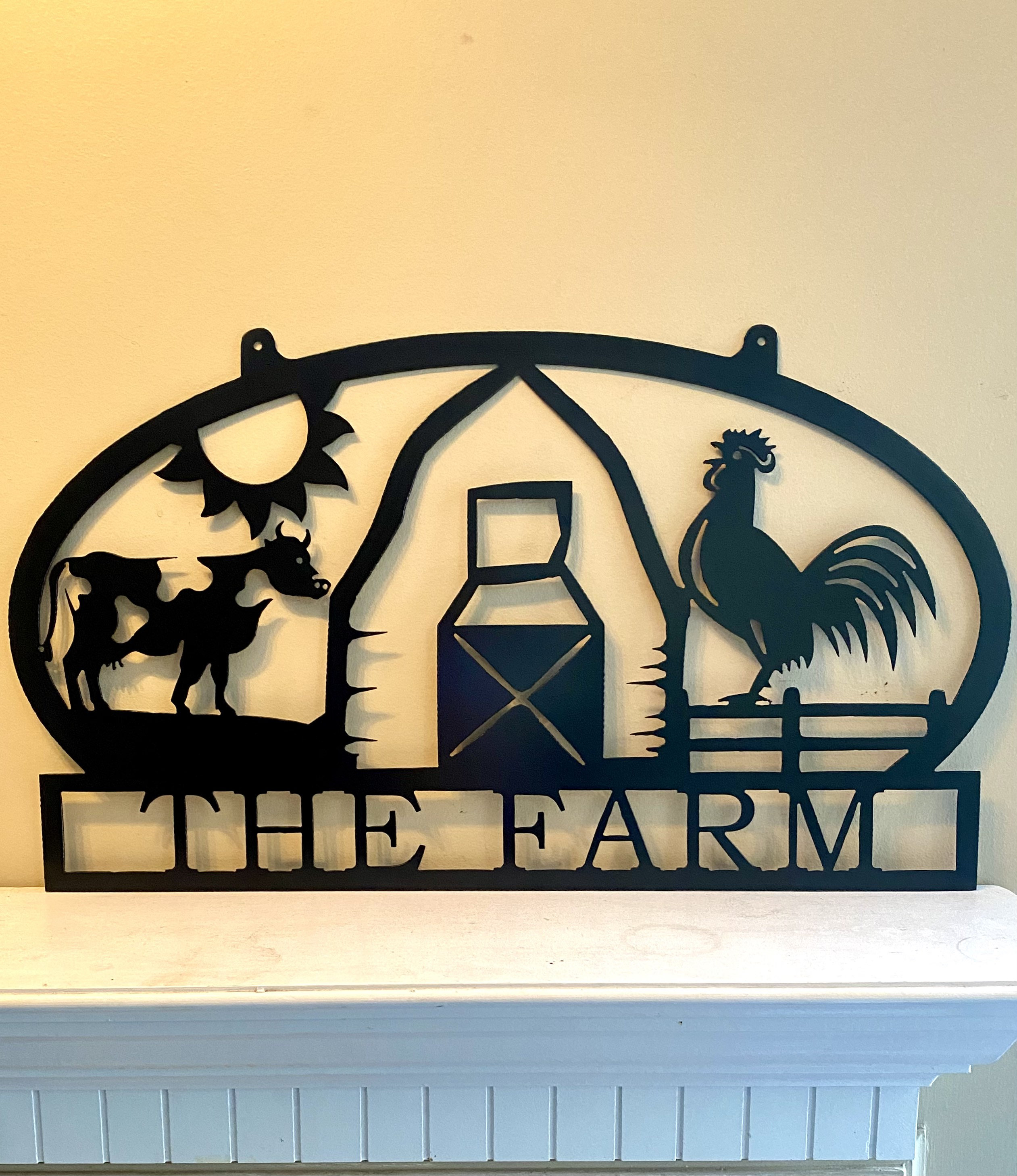Custom Farm Sign / the Farm Sign / Personalized Farming Sign / Metal ...