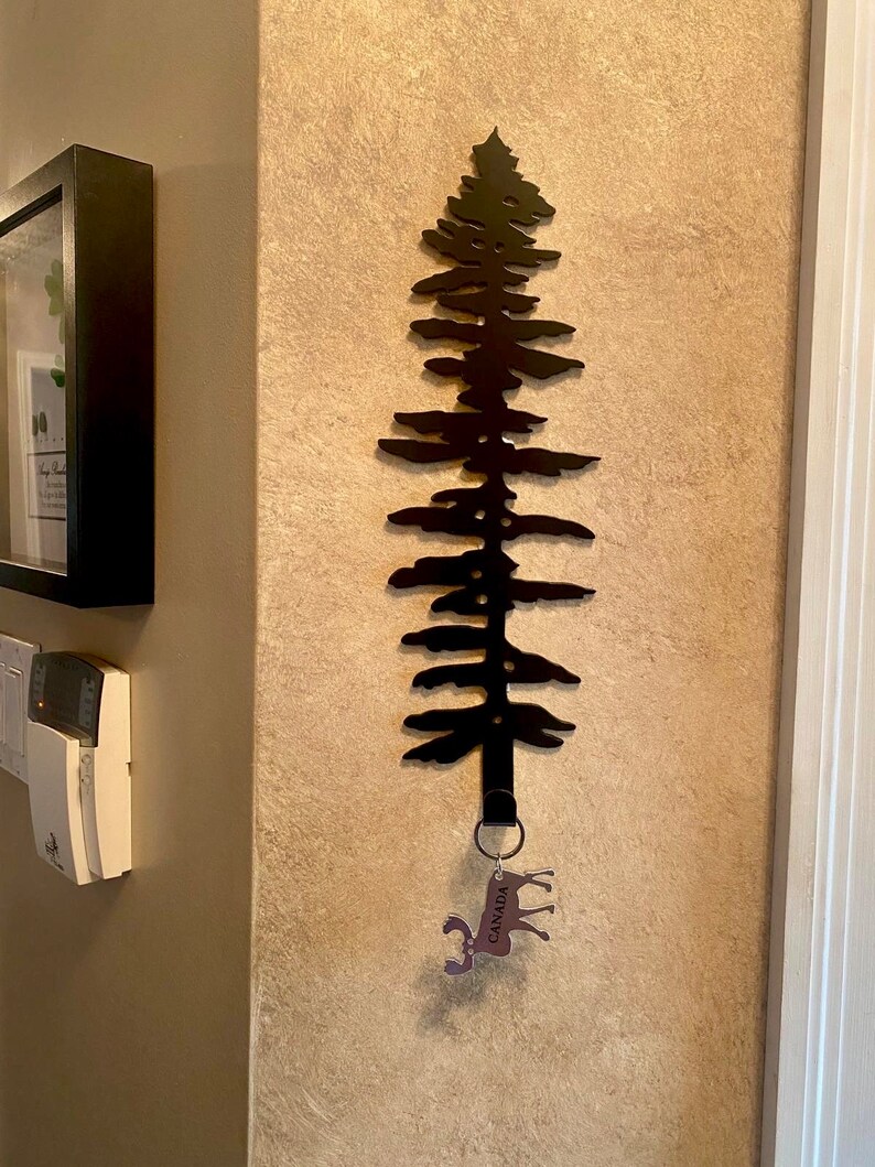 Tree Key Holder / Metal Tree Keyhook / Tree Metal Hook / Forest Home ...