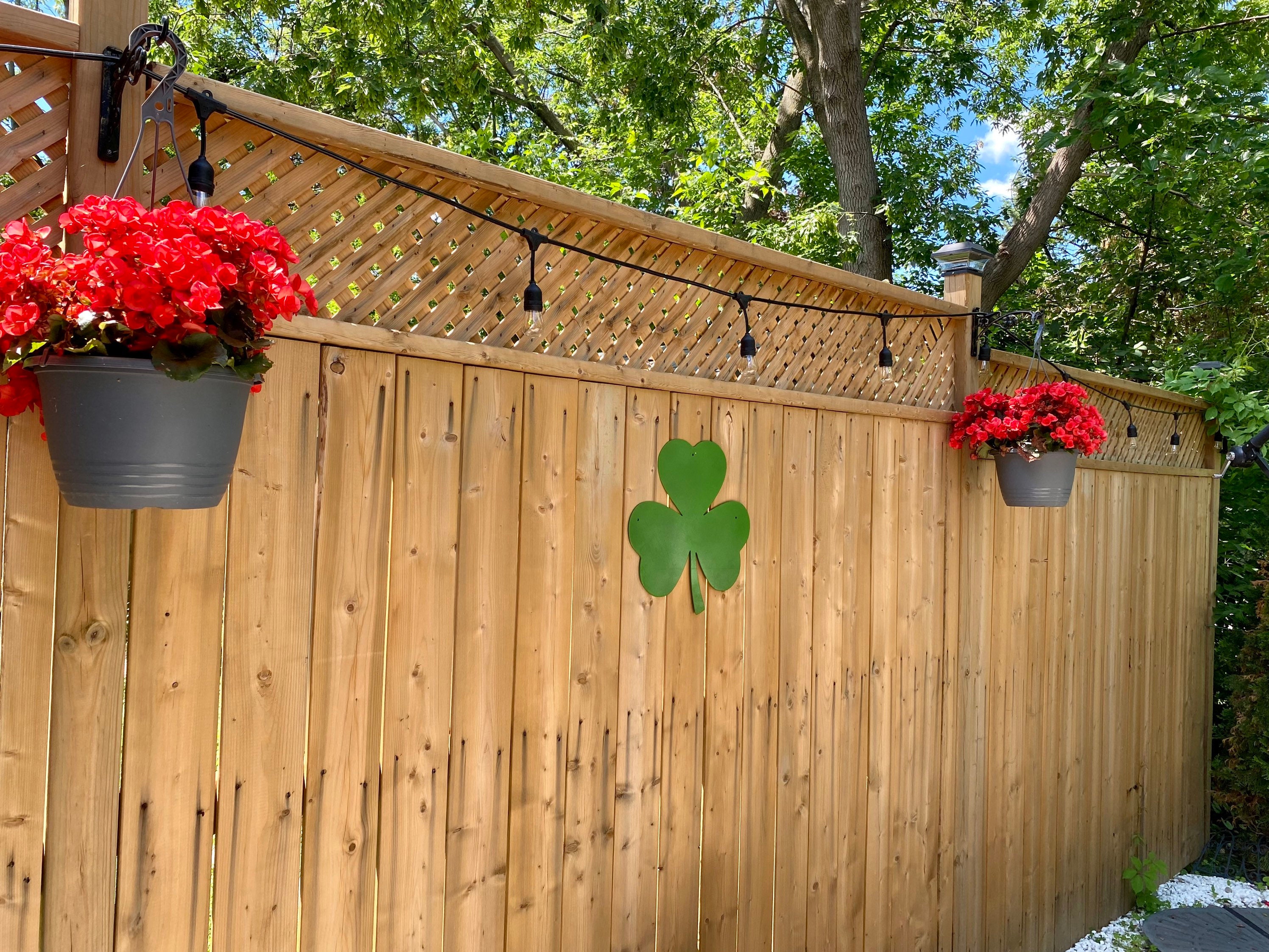 Metal Irish Clover / Metal Shamrock / Irish Wall Decor / Metal Three ...