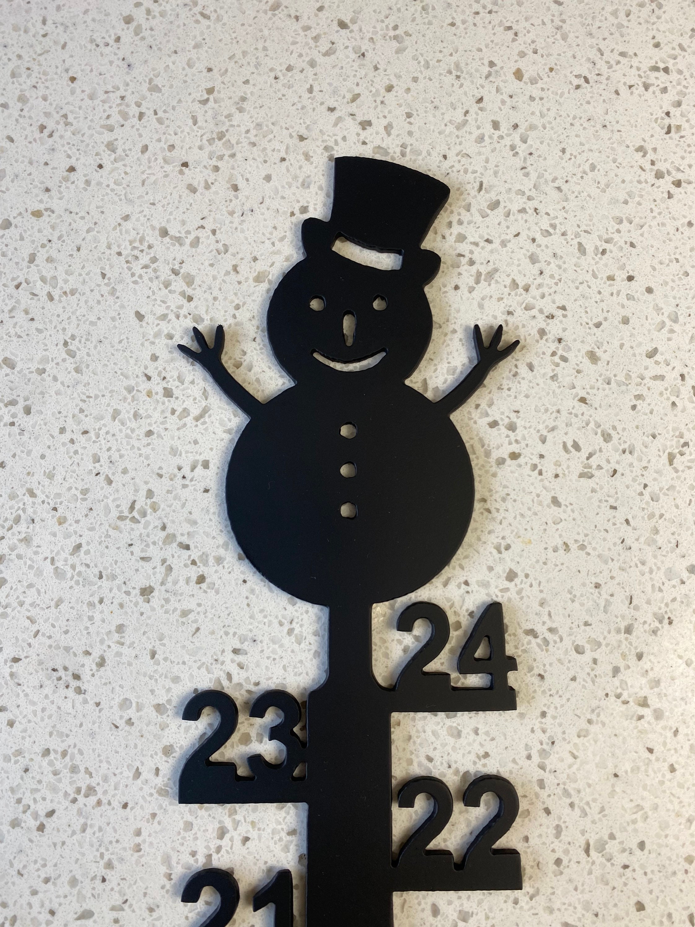 Snow Gauge / Snow Ruler / Metal Snow Ruler / Metal Snow Gage / Snowman ...