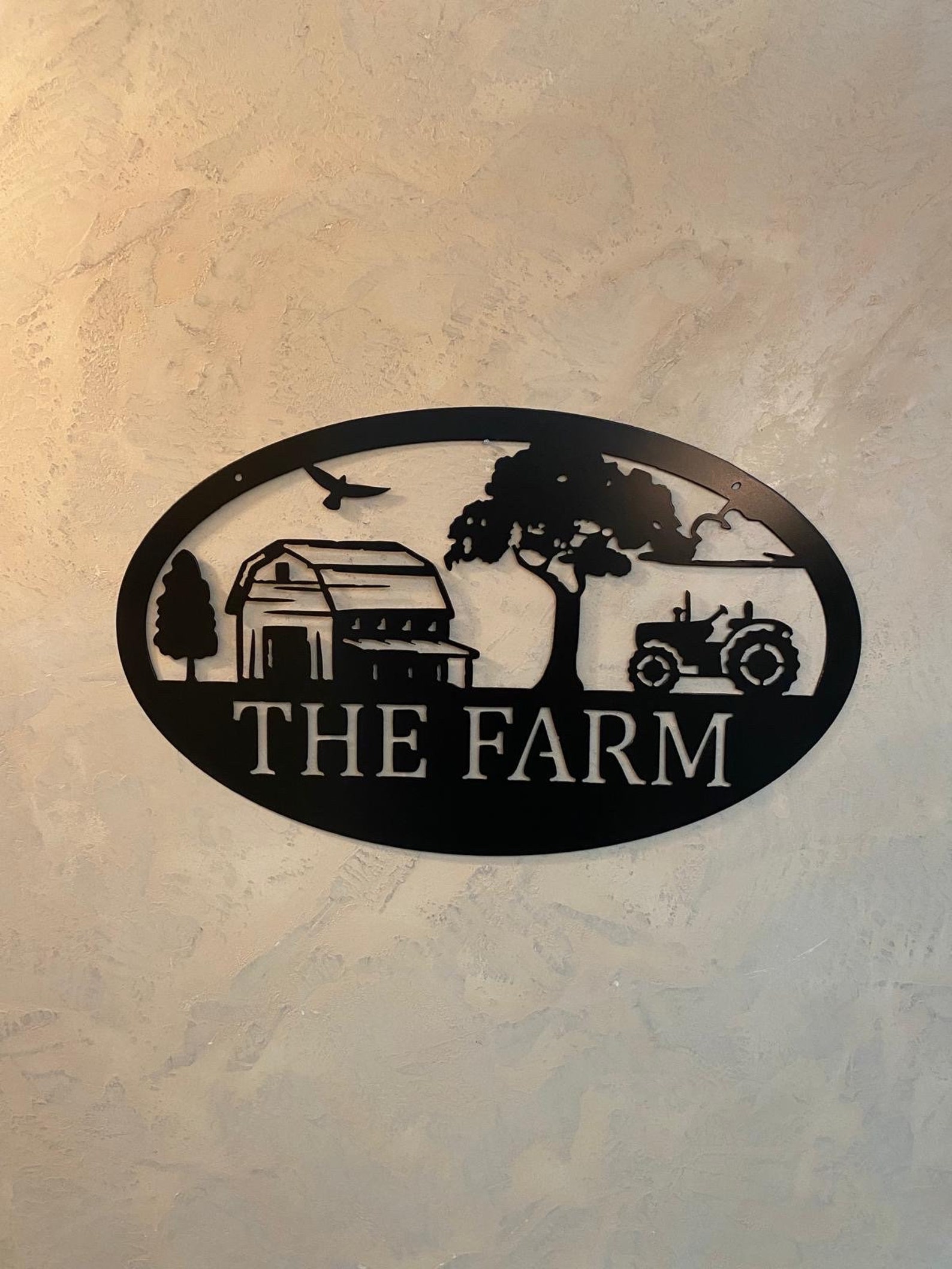 Custom Farm Metal Sign / Custom Tractor Sign / Personalized Farm Metal ...