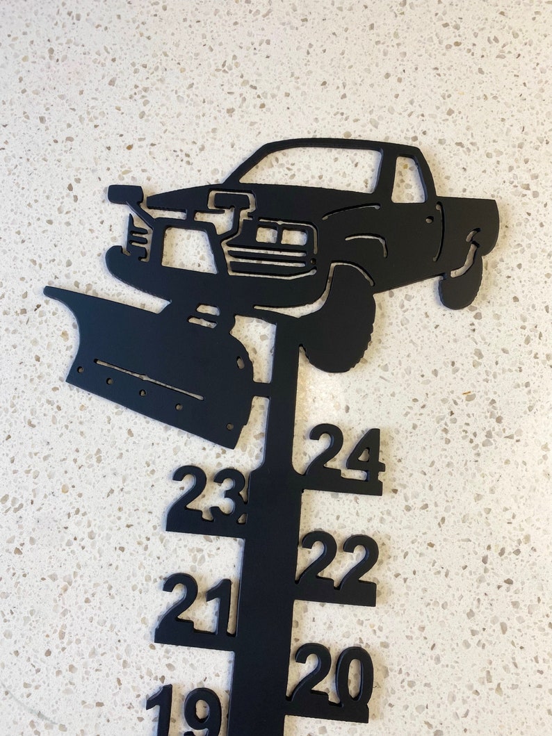 Snow Gauge / Snow Ruler / Metal Snow Ruler / Metal Snow Gage / Snowman ...