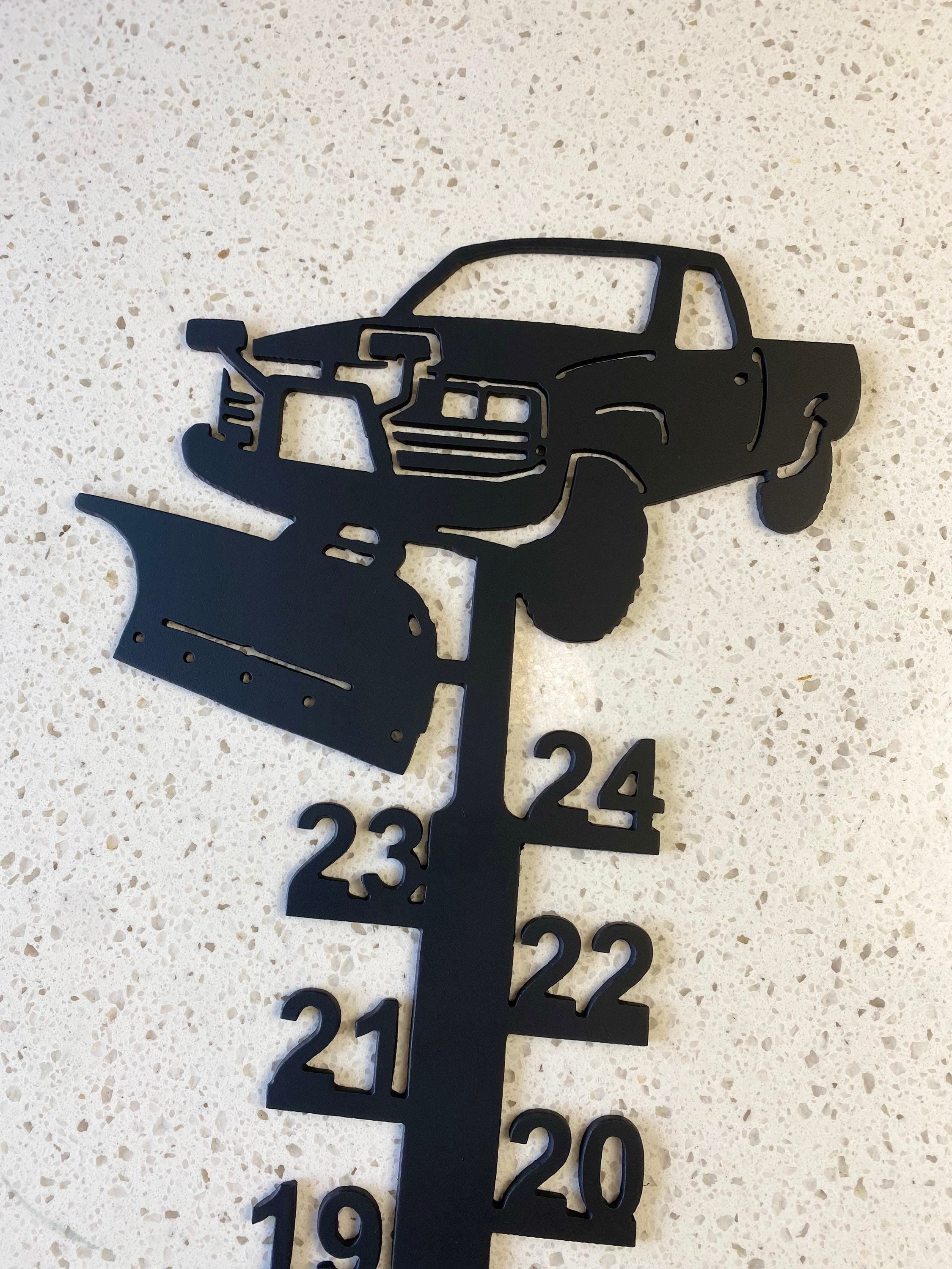 Snow Gauge / Snow Ruler / Metal Snow Ruler / Metal Snow Gage / Snowman ...