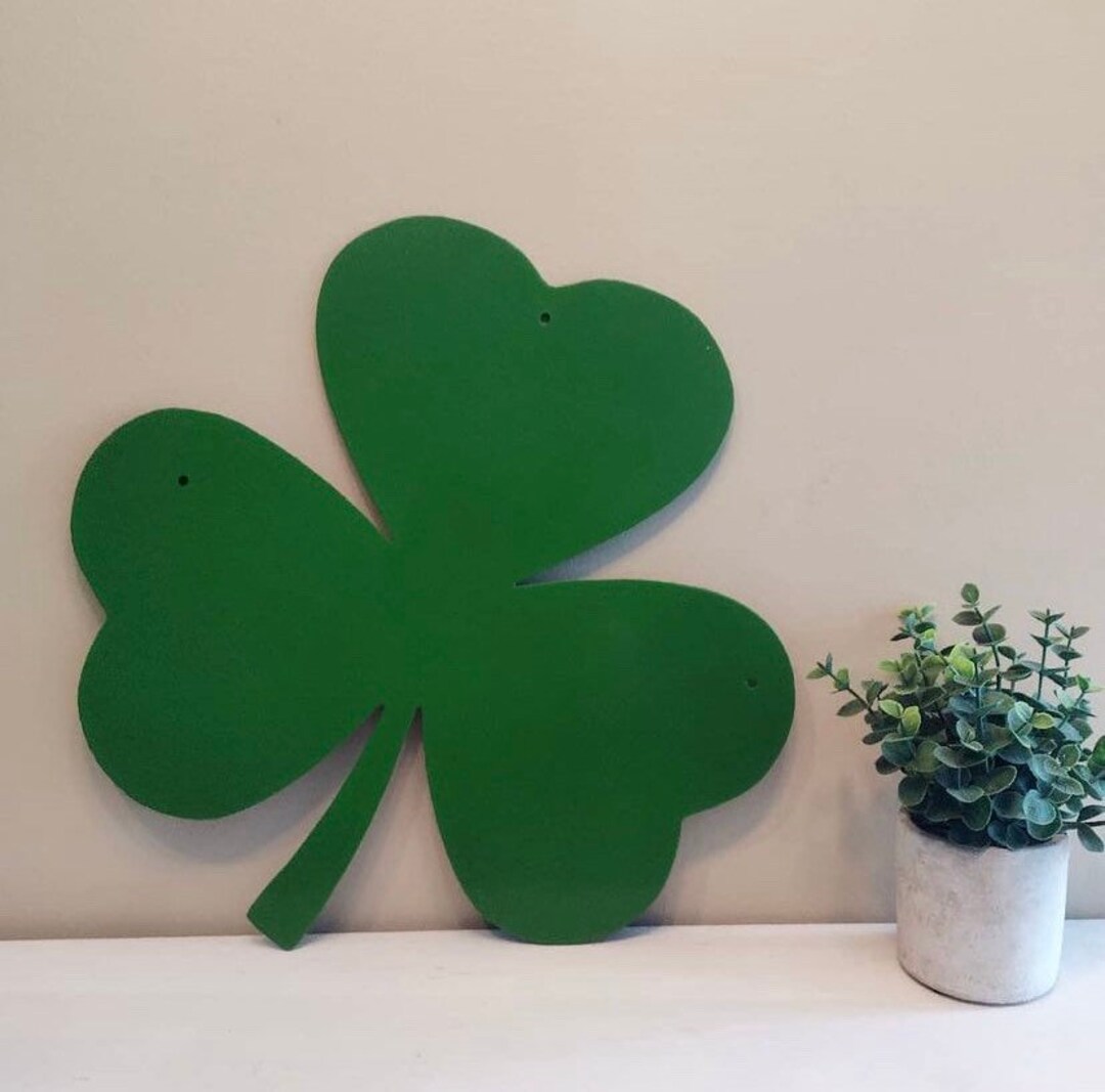 Metal Irish Clover / Metal Shamrock / Irish Wall Decor / Metal Three ...