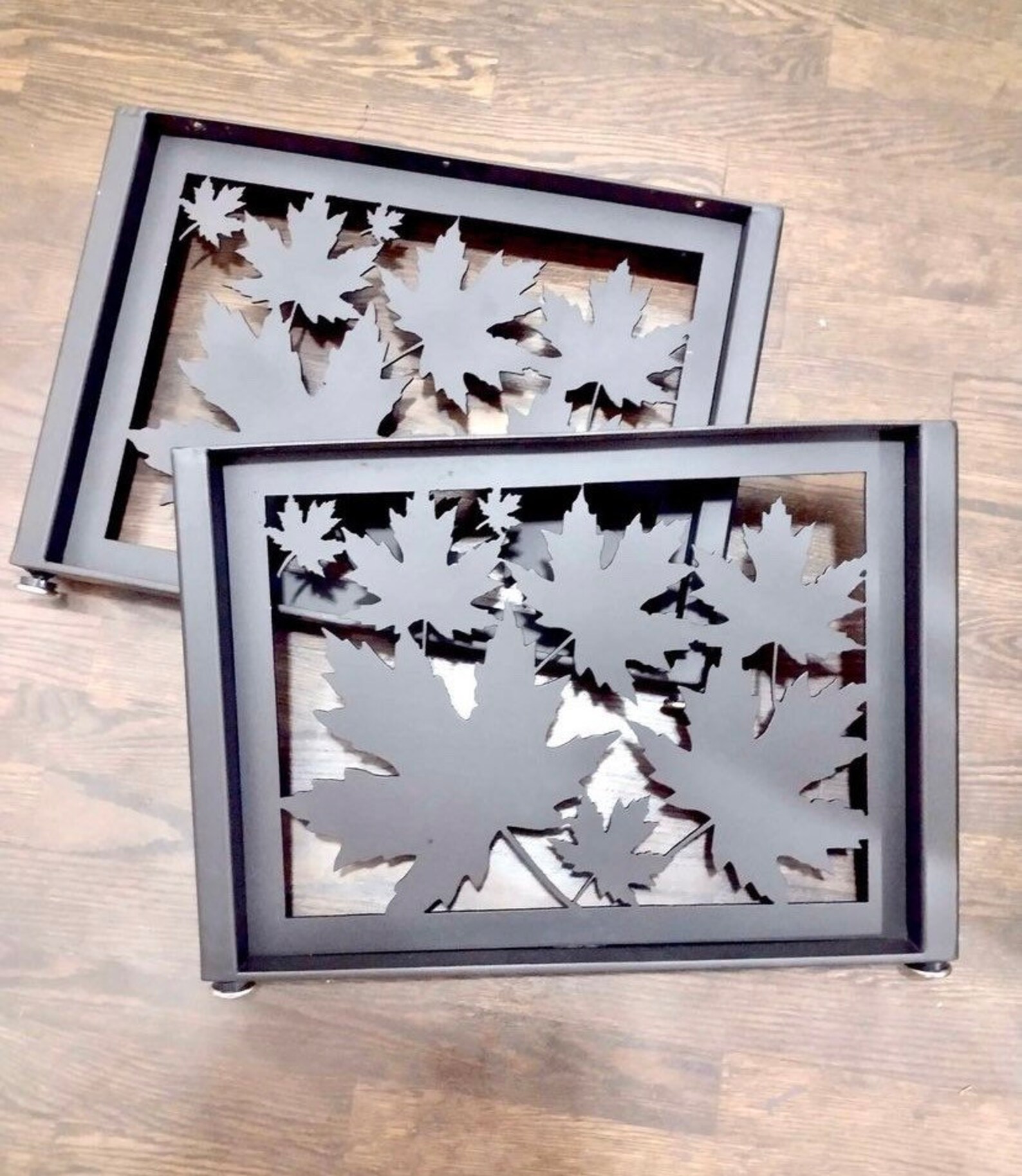 Forest Landscape Metal Coffee Table Legs LEGS ONLY / Metal Legs / Metal ...