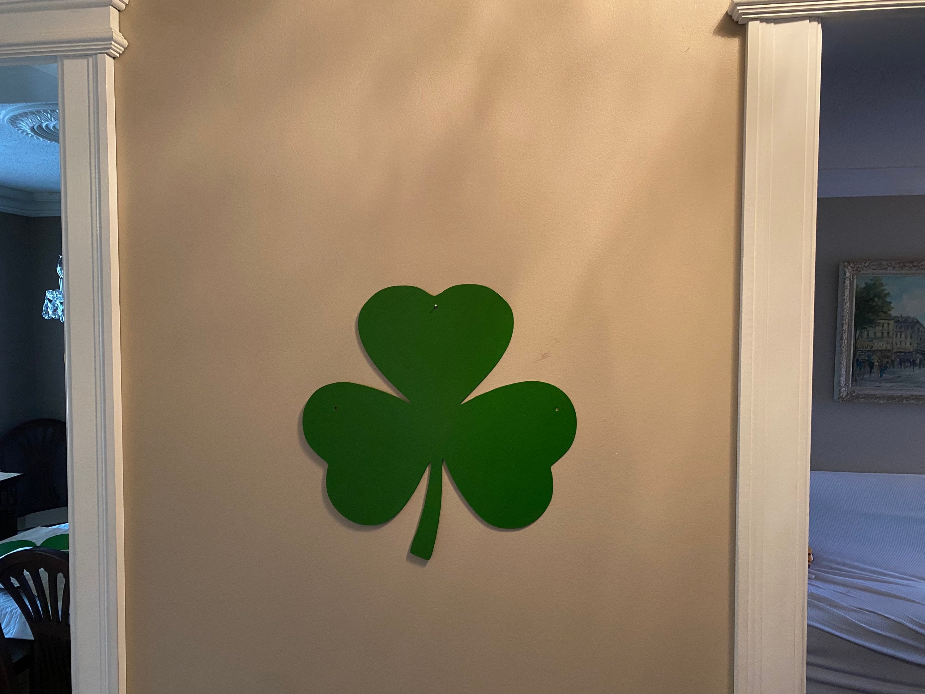 Metal Irish Clover / Metal Shamrock / Irish Wall Decor / Metal Three ...