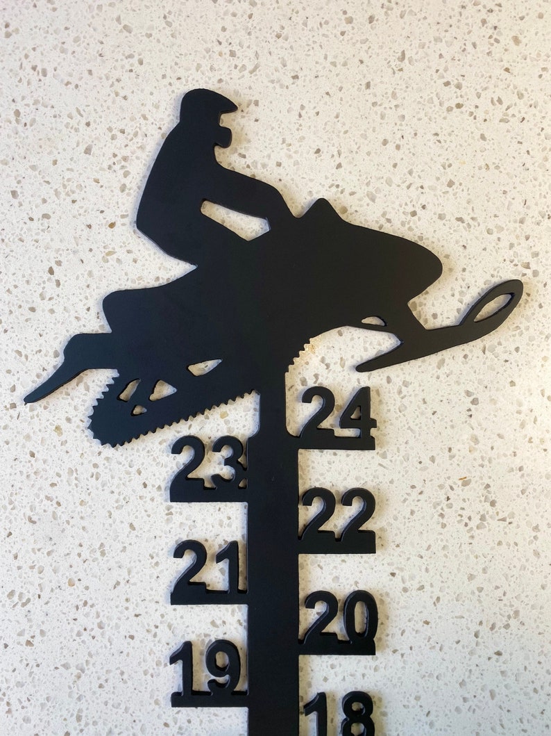 Snow Gauge / Snow Ruler / Metal Snow Ruler / Metal Snow Gage / Snowman ...