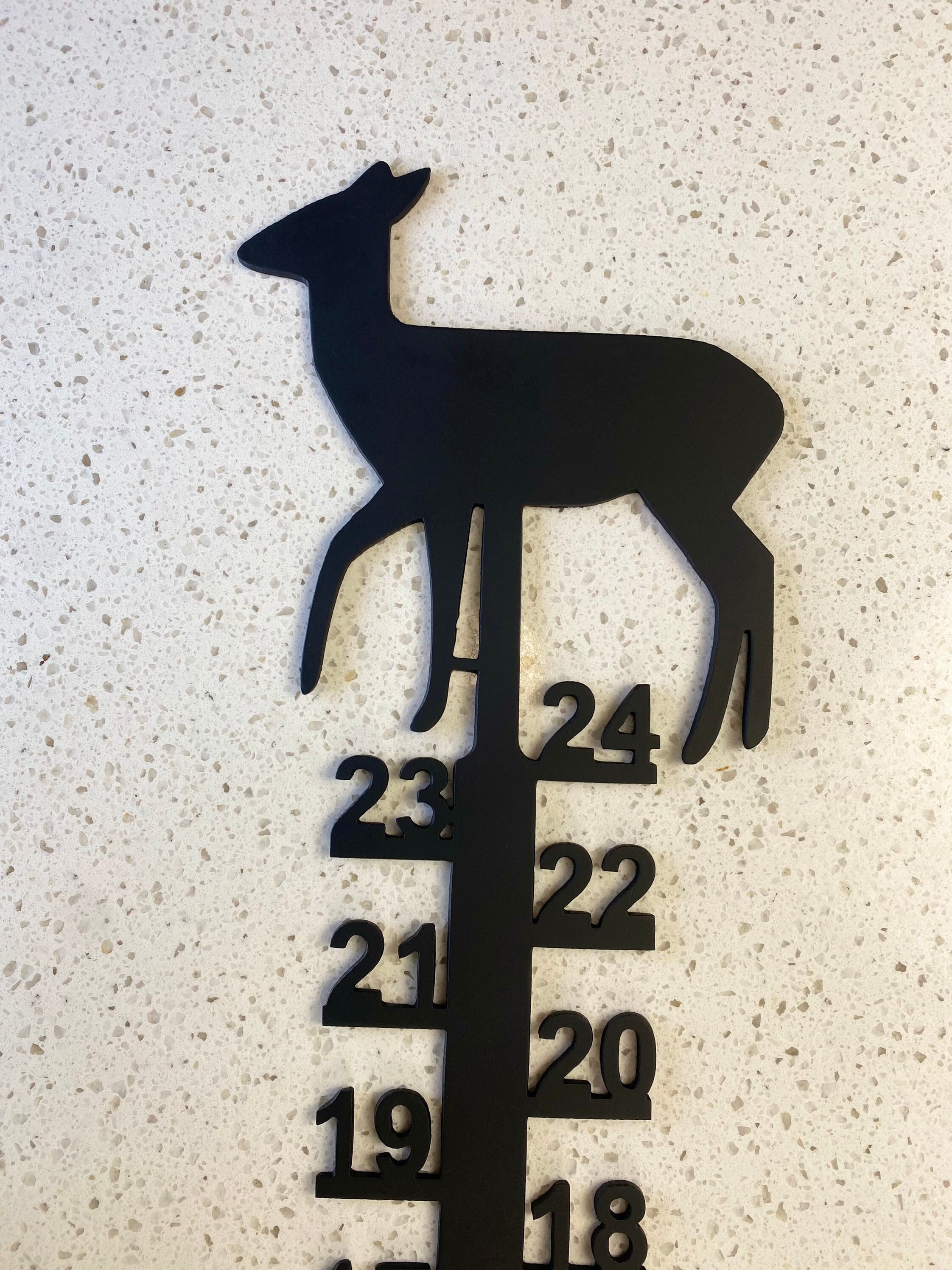 Snow Gauge / Snow Ruler / Metal Snow Ruler / Metal Snow Gage / Snowman ...