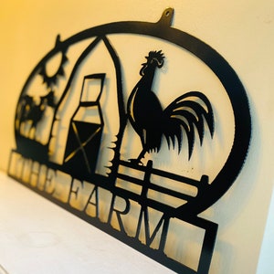 Custom Farm Sign / the Farm Sign / Personalized Farming Sign / Metal ...