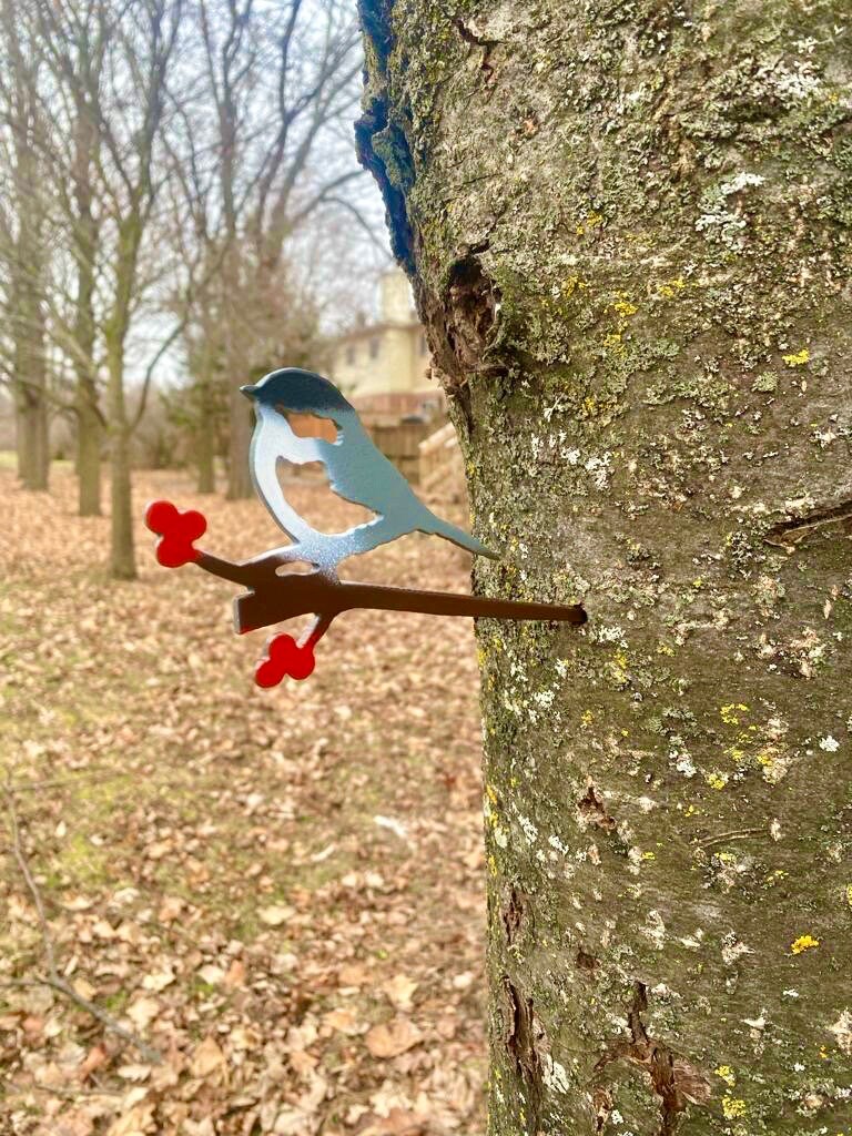 Small Blue Jay Metal Bird/ Metal Blue Jay Bird/ Cardinal Metal Bird ...