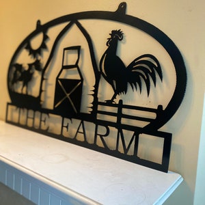 Custom Farm Sign / the Farm Sign / Personalized Farming Sign / Metal ...
