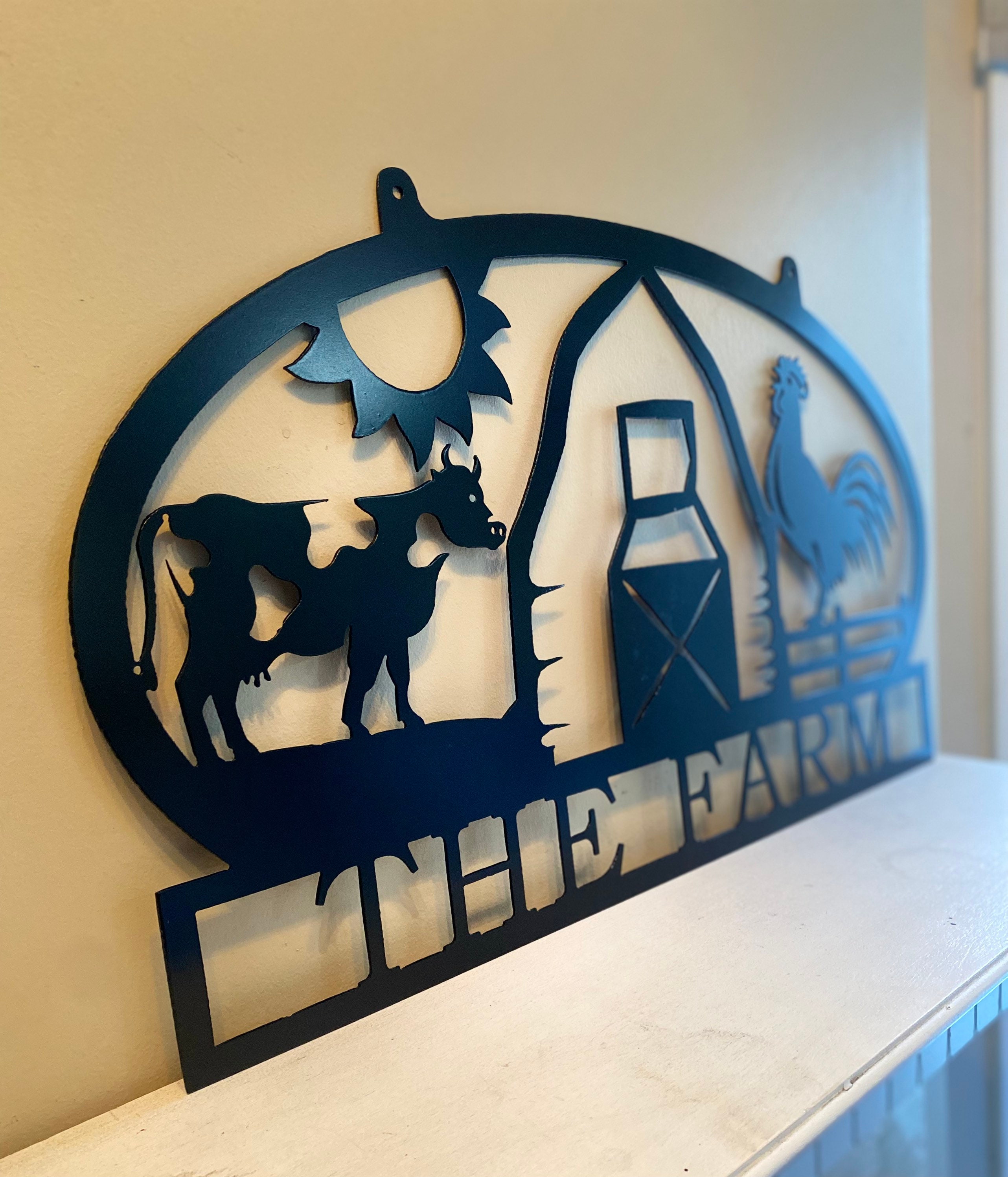 Custom Farm Sign / the Farm Sign / Personalized Farming Sign / Metal ...