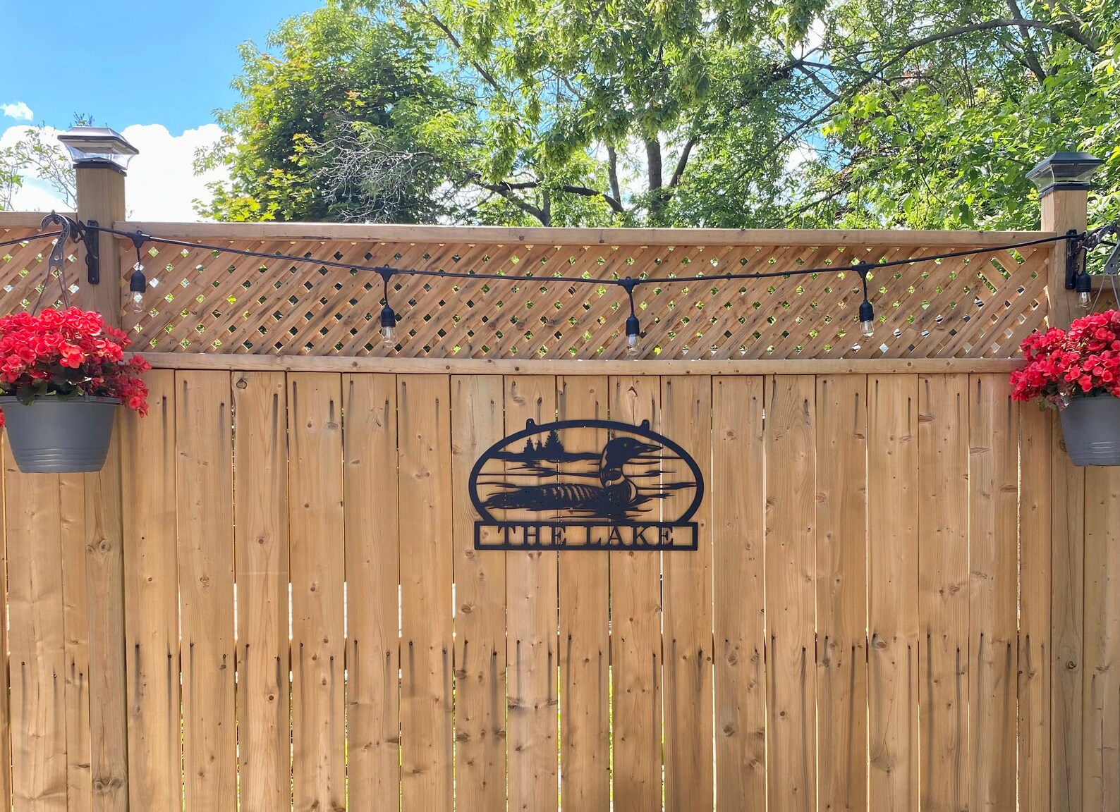 Custom Lake Metal Sign / Custom Cottage Sign/ Personalized Wall Decor ...