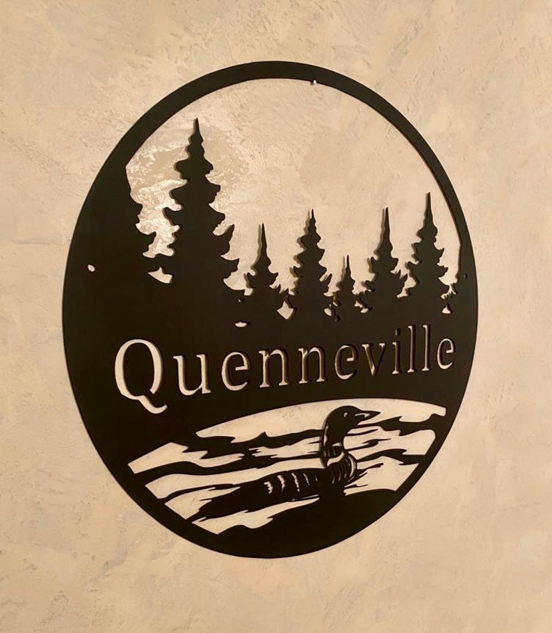 Custom Loon Cottage Sign / Custom Loon Sign / Loon Sign / Forest and ...