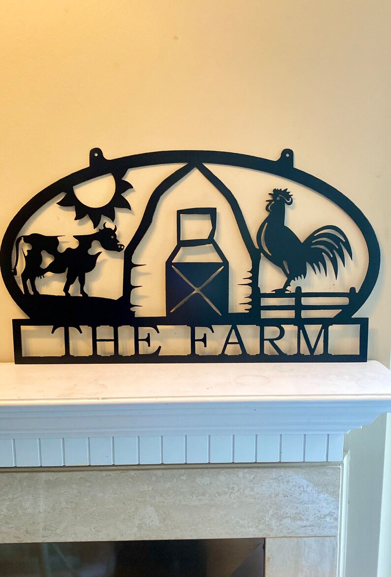 Custom Farm Sign / the Farm Sign / Personalized Farming Sign / Metal ...