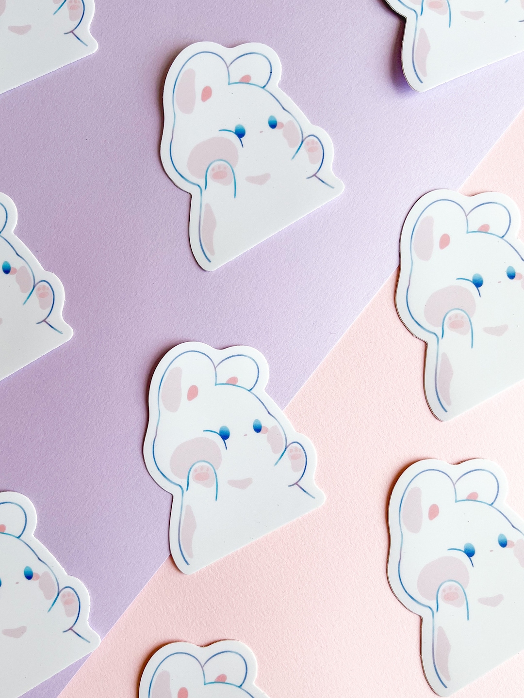 Squishy Bunny Sticker [MATTE] | Anime | Cute Anime Stickers | Kawaii ...