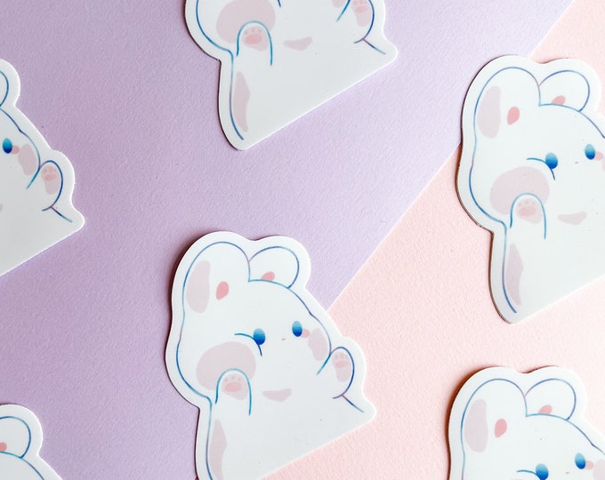 Squishy Bunny Sticker MATTE Anime Cute Anime Stickers Kawaii Stickers ...