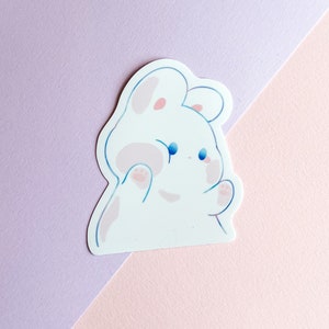 Squishy Bunny Sticker [MATTE] | Anime | Cute Anime Stickers | Kawaii ...