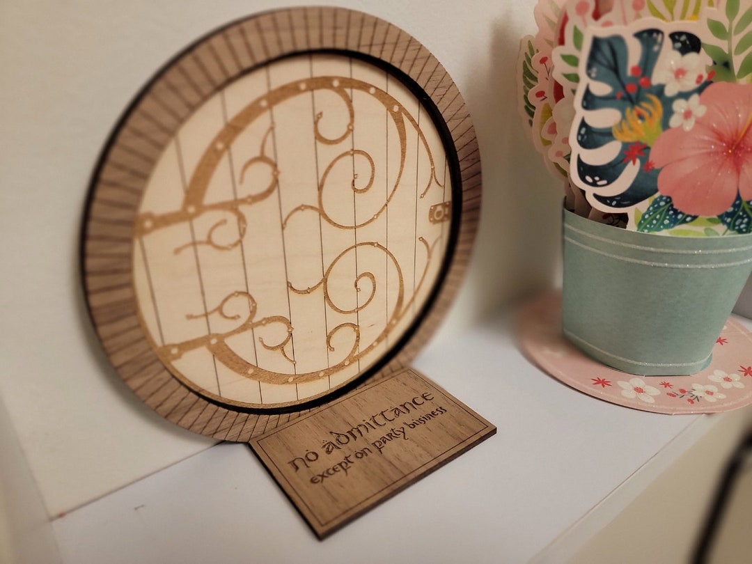 The Shire Miniature Fairy Door the Hobbit Mini Door Hobbit Hole Fantasy ...