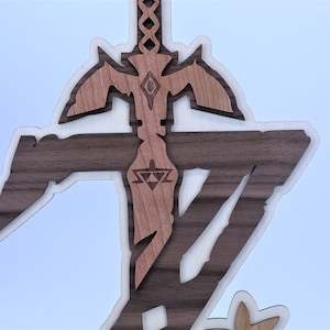 Legend of Zelda Sign Zelda Art Nintendo Art Zelda Decor Zelda Gift ...