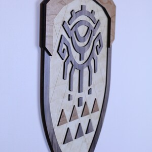 Zonai Shield: Legend of Zelda Tears of the Kingdom Wood Wall Art - Etsy