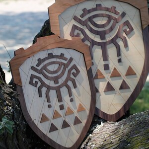 Zonai Shield: Legend of Zelda Tears of the Kingdom Wood Wall Art - Etsy