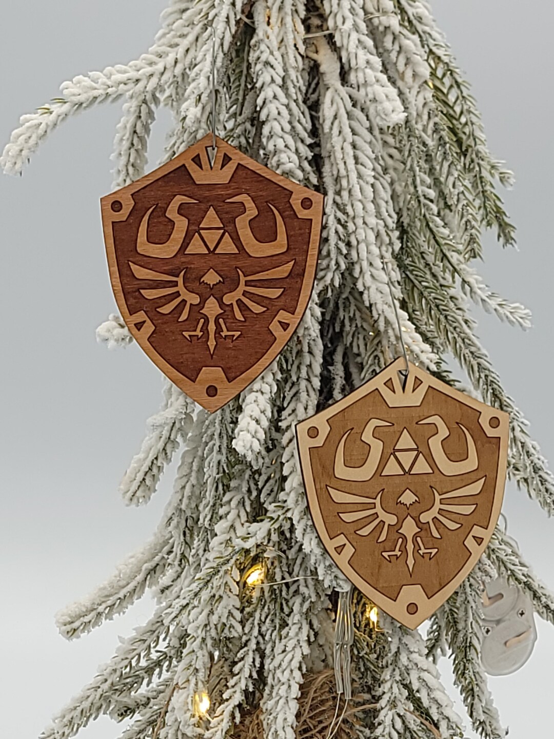Personalized Legend of Zelda Christmas Ornament: Hylian Shield Decor - Etsy