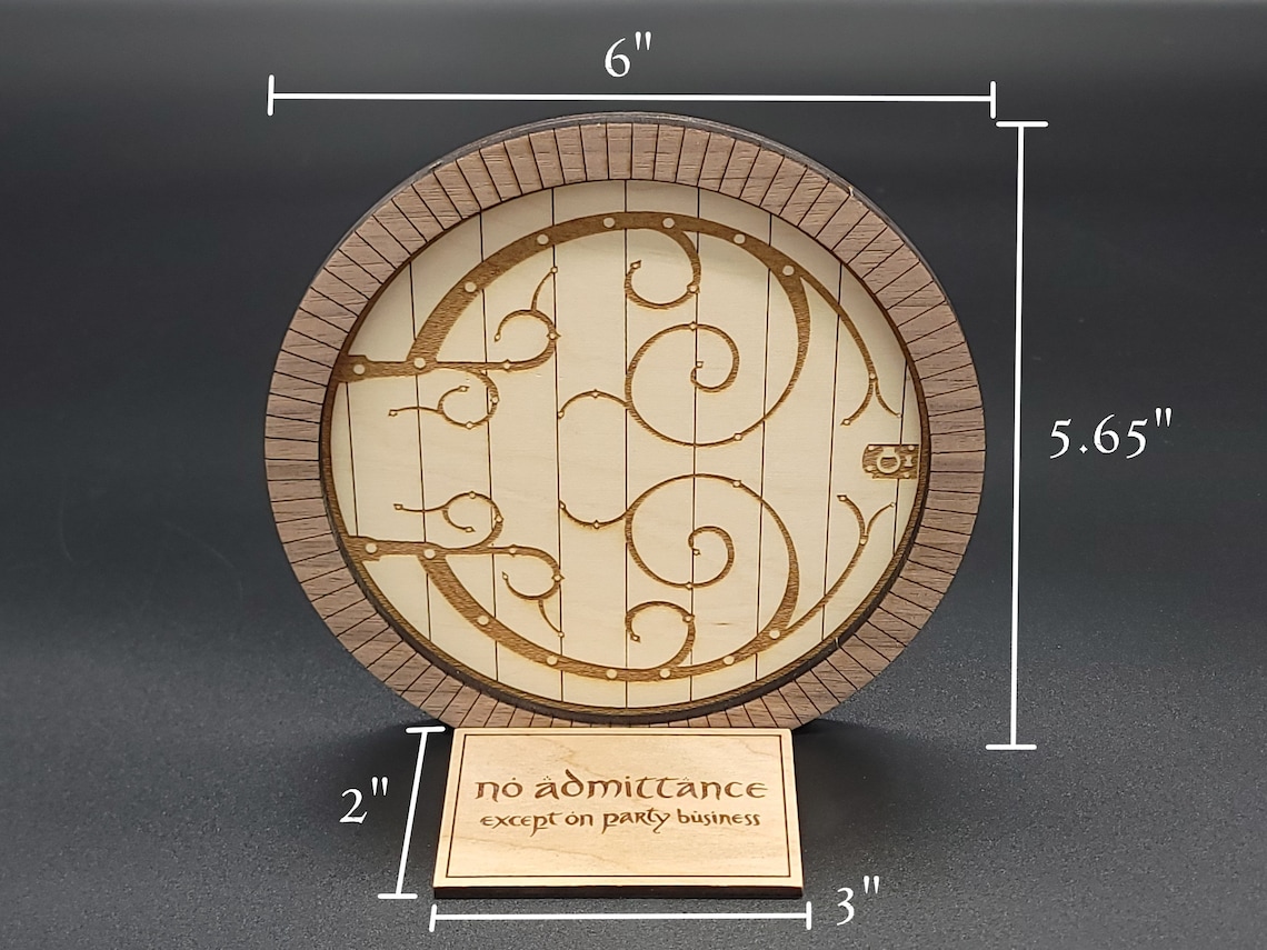 The Shire Miniature Fairy Door the Hobbit Mini Door Hobbit Hole Fantasy ...