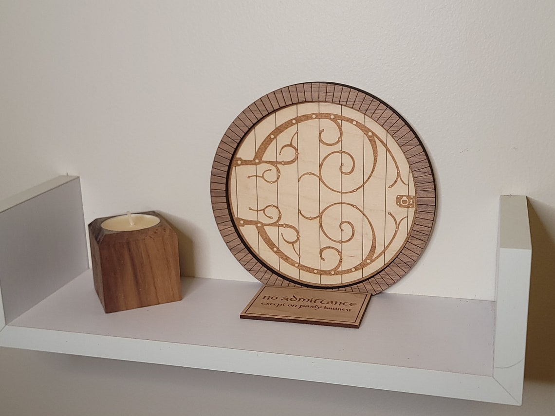 The Shire Miniature Fairy Door the Hobbit Mini Door Hobbit Hole Fantasy ...