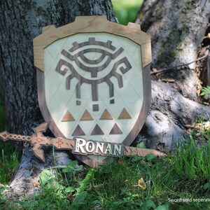 Legend of Zelda Zonai Shield, Tears of the Kingdom, Zelda Decor, Zelda ...