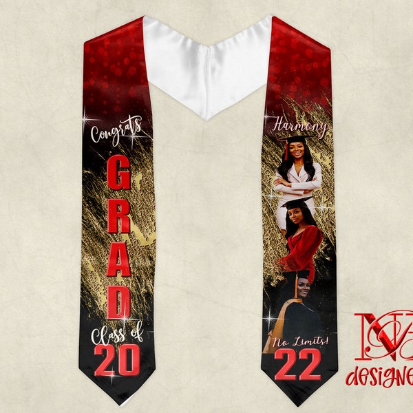 Customized Graduation Stole - Etsy