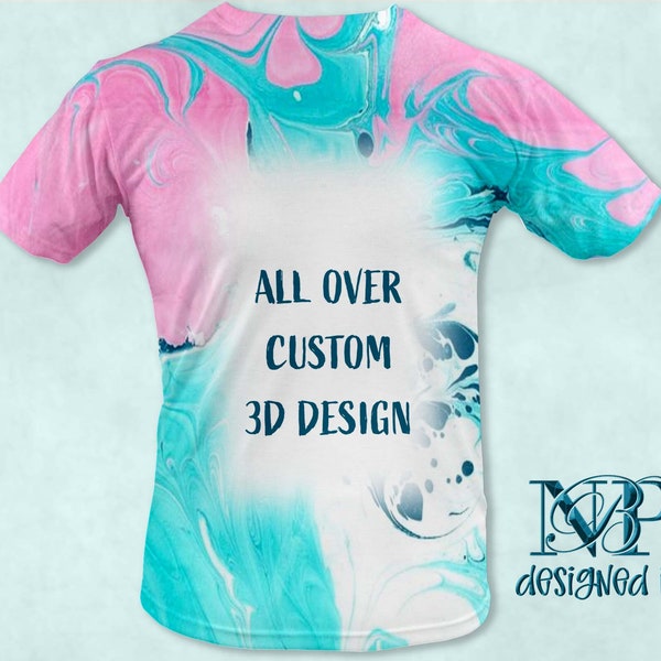 All Over Tshirt Template - Etsy