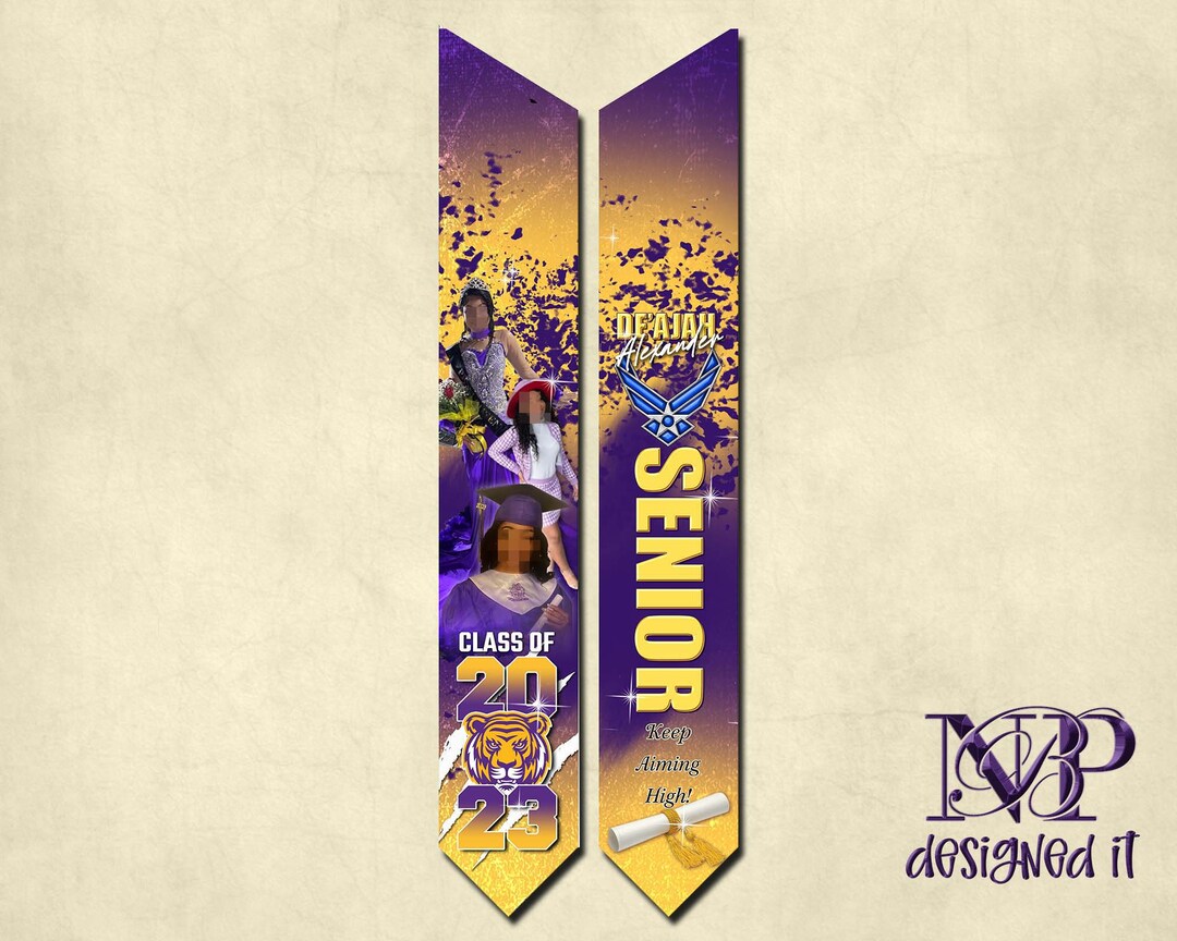 PRINTED & SHIPPED Physical Order Fully Designed Customized Graduation ...