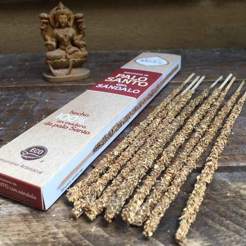 Palo Santo & Sandalwood Incense Sticks - Sagrada Madre Natural Incense ...