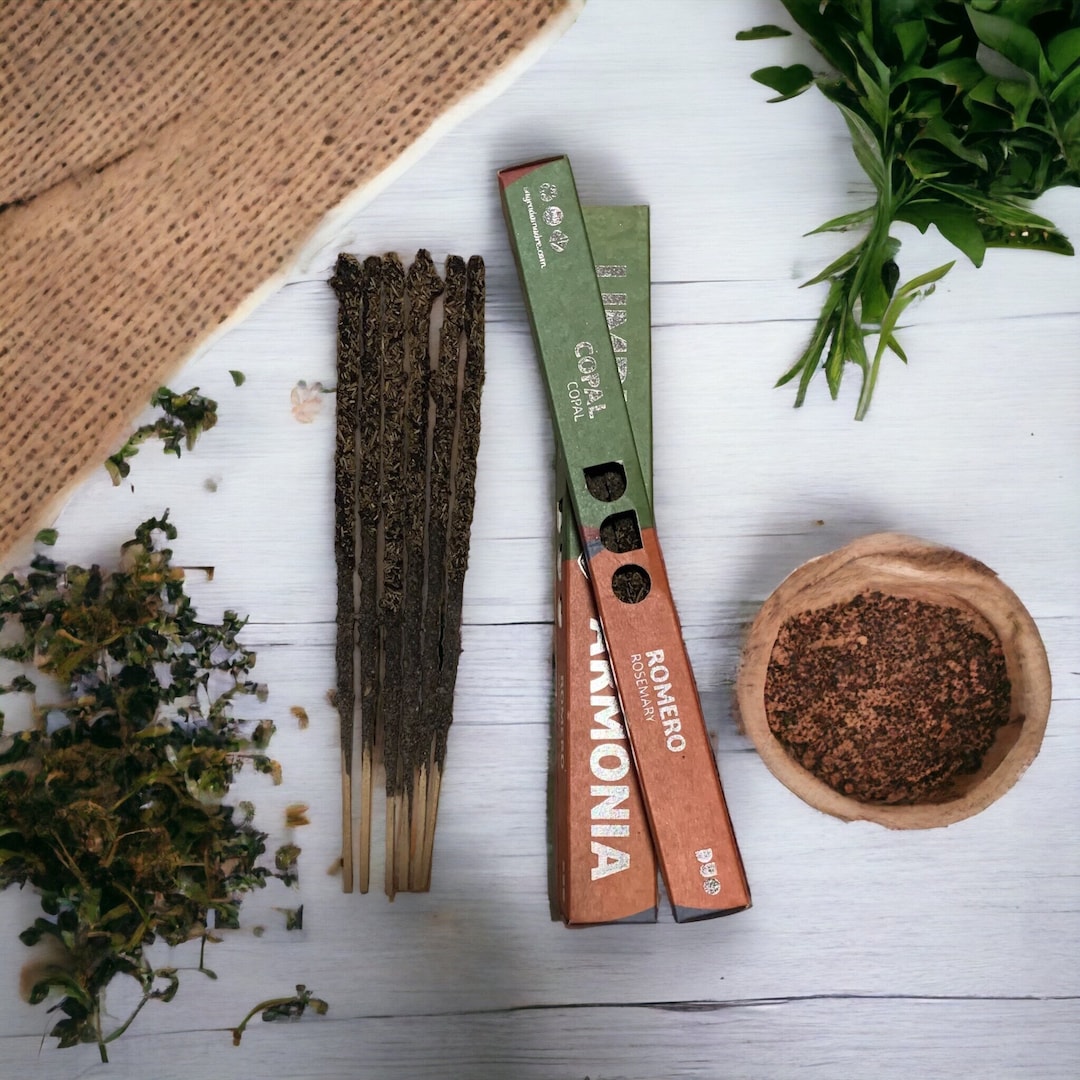 Copal and Rosemary Incense, Duo Incense Sticks, Copal Resin, Hand Made ...